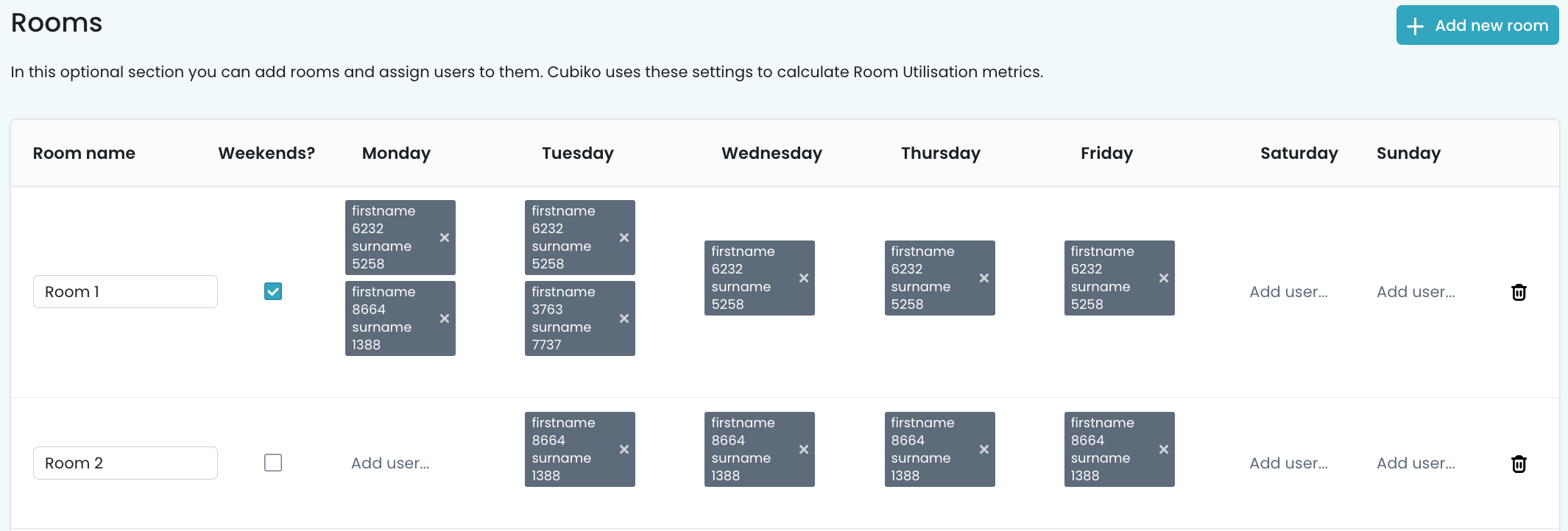 Completing Cubiko Settings